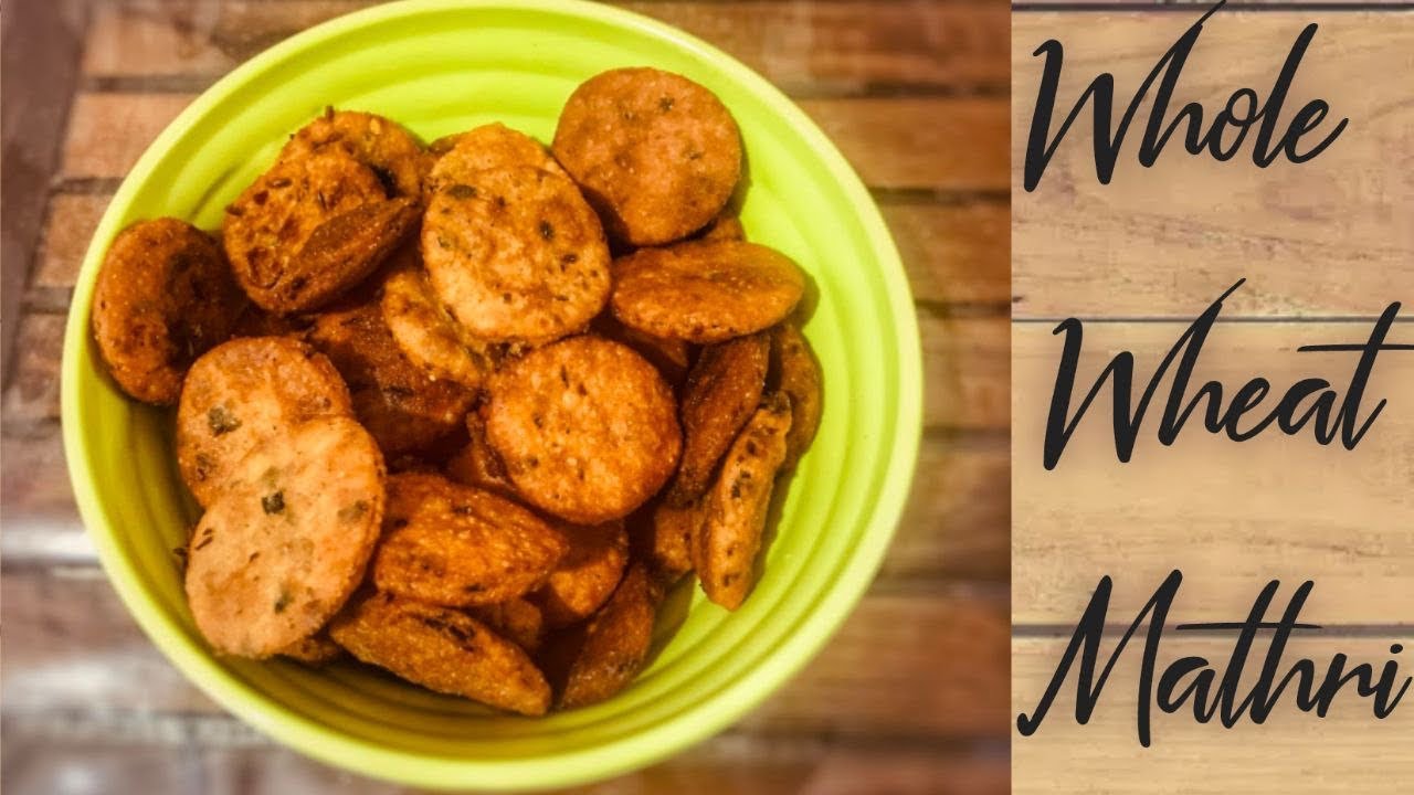 Whole wheat mathri | मेथी मठरी | The Sister Cooking Company - YouTube