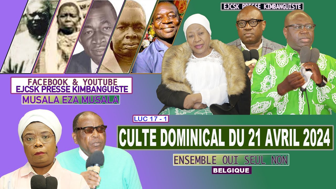 Culte Dominical Du 21 Avril 2024 Youtube