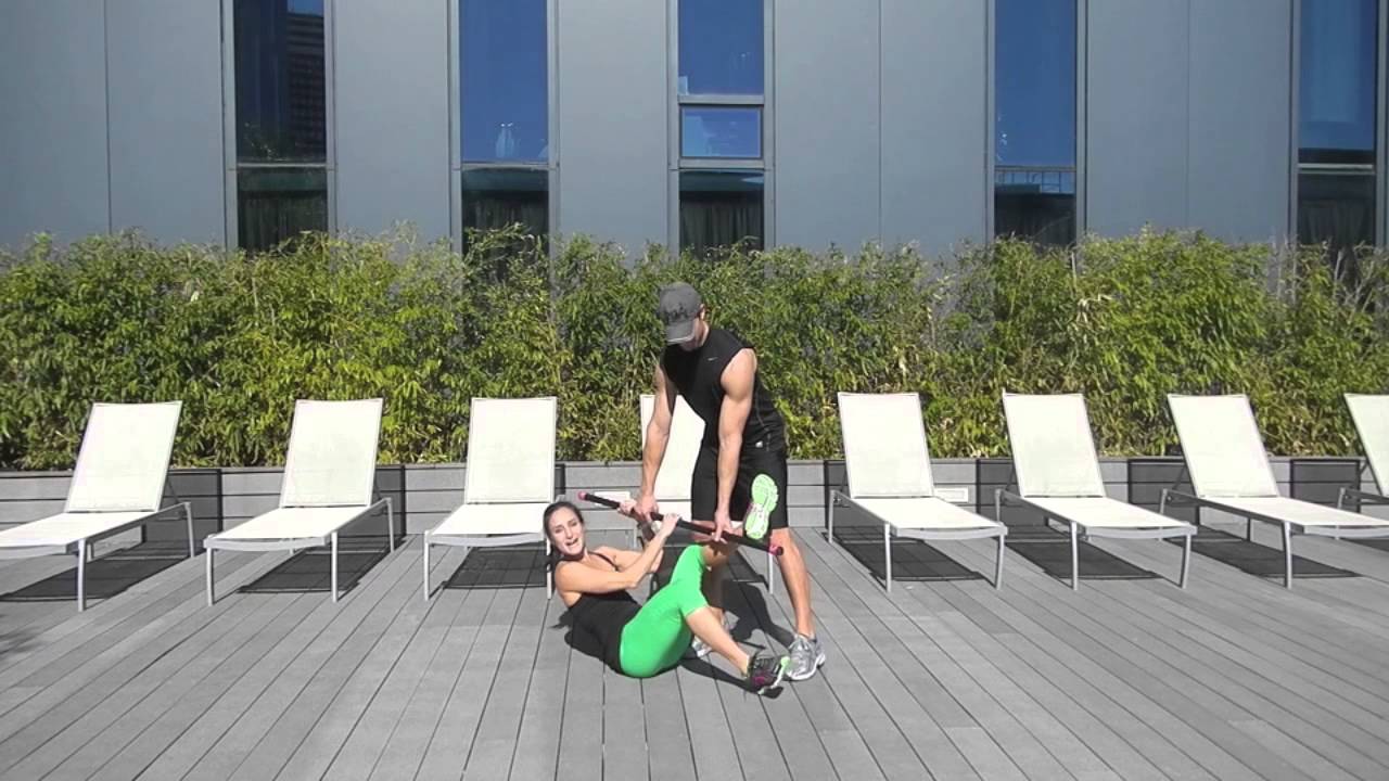 Weighted Bar Partner Workout || Powerful Strength Drills || Maria ...