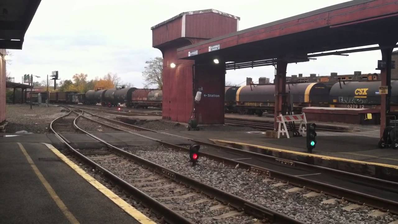 Connecticut Southern Freight Train Passes Through Springfield - YouTube