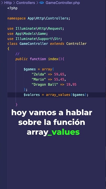 Cómo devolver SÓLO los valores de una matriz asociativa en PHP #php #shorts - YouTube