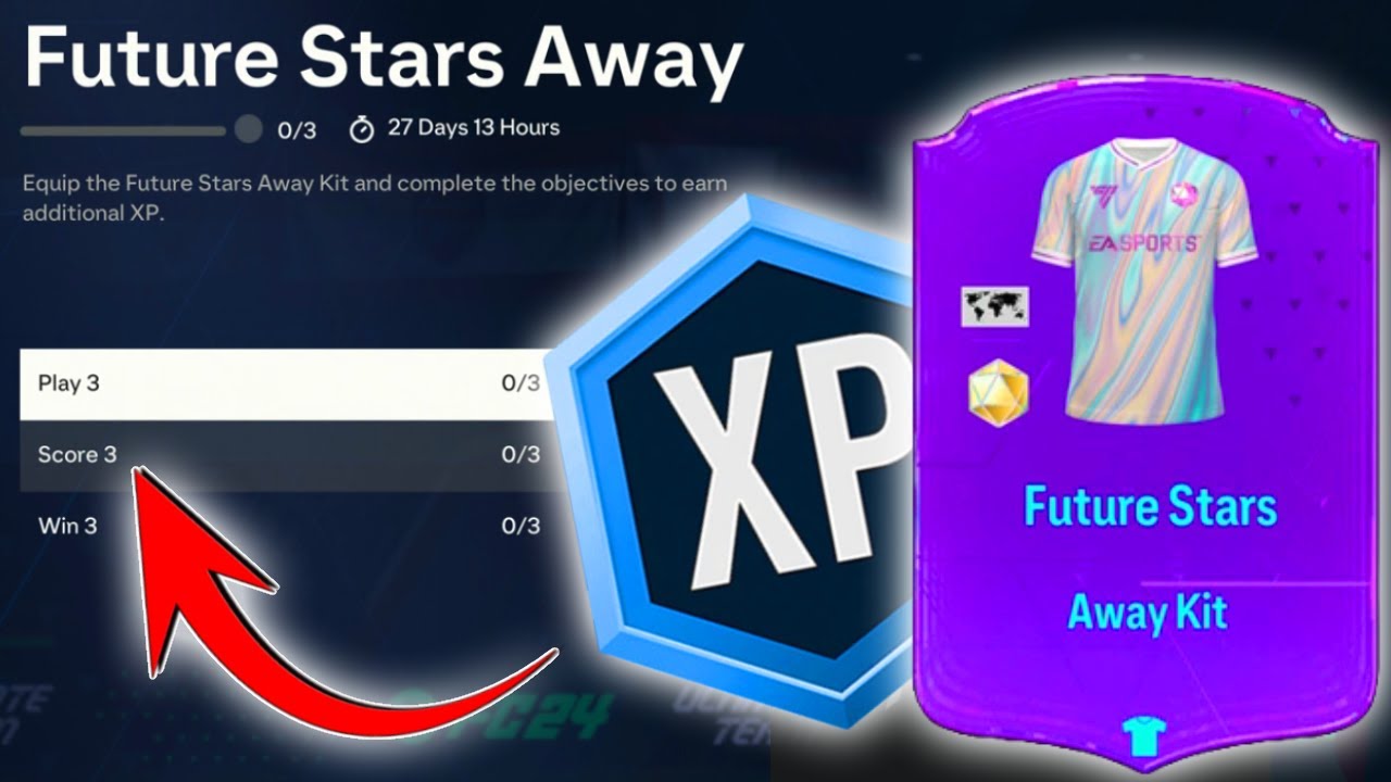 How to get the Future Stars Away Kit in FC 24! 👕 Future Stars XP ...