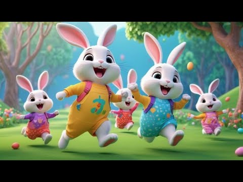 Two Bunny Twins Tick-Tock Time | Time Song for Kids | Learn Hours on ...