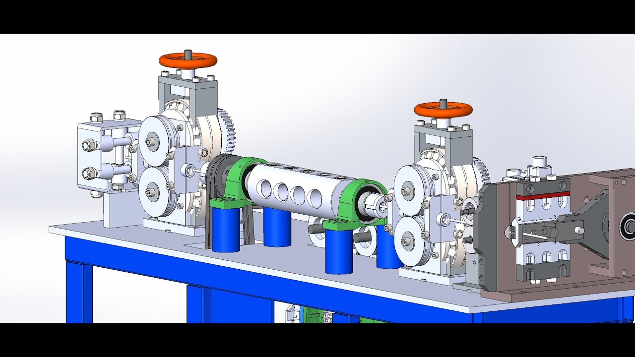 wire straightening machine-industrial 3D model : machine-world.net p124 ...