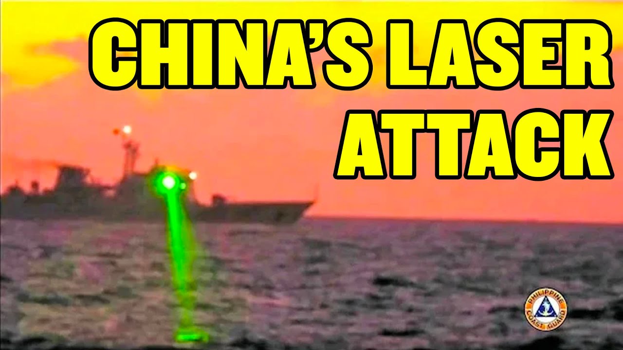 China ATTACKS Philippines with Laser Weapon in South China Sea - YouTube
