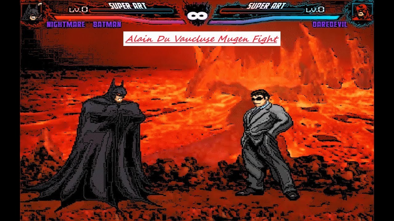 Mugen : Nightmare Batman (Dc Comics) Vs Daredevil (Marvel) (My Battle ...