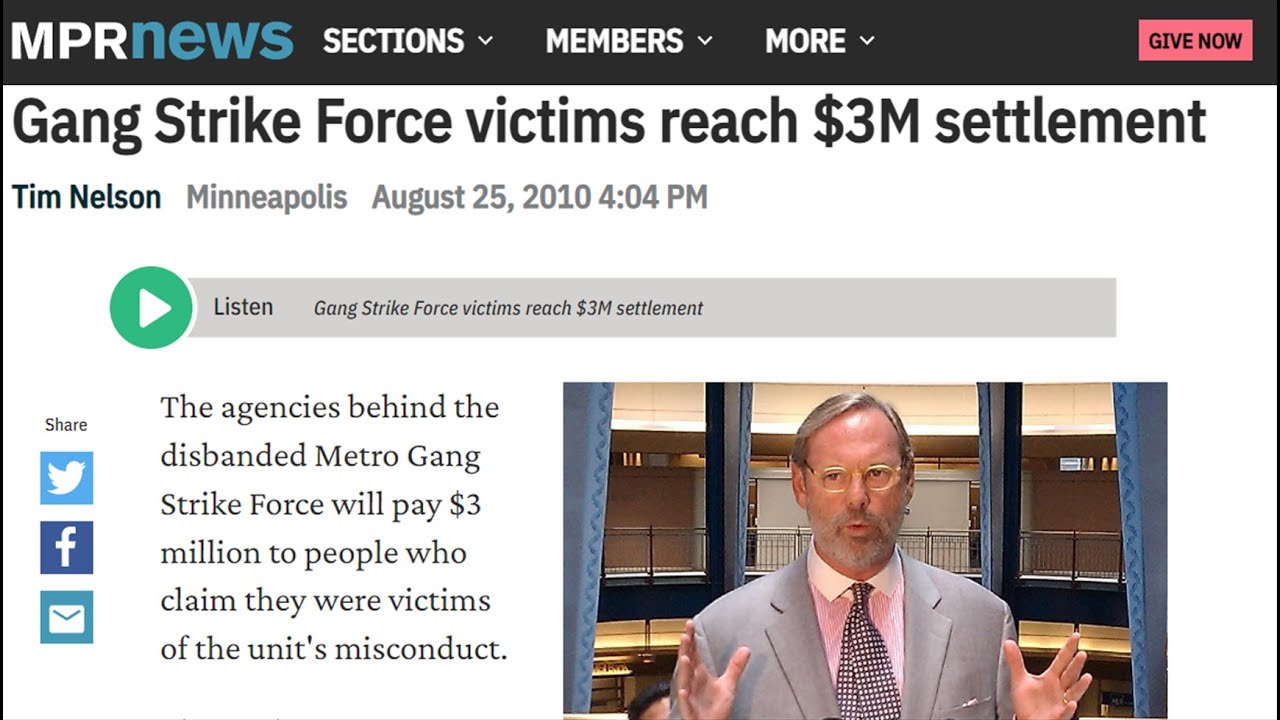 🗣 #LOOKBACK @ Metro Gang Strike Force - VICTIMS REACH $3M SETTLEMENT ...