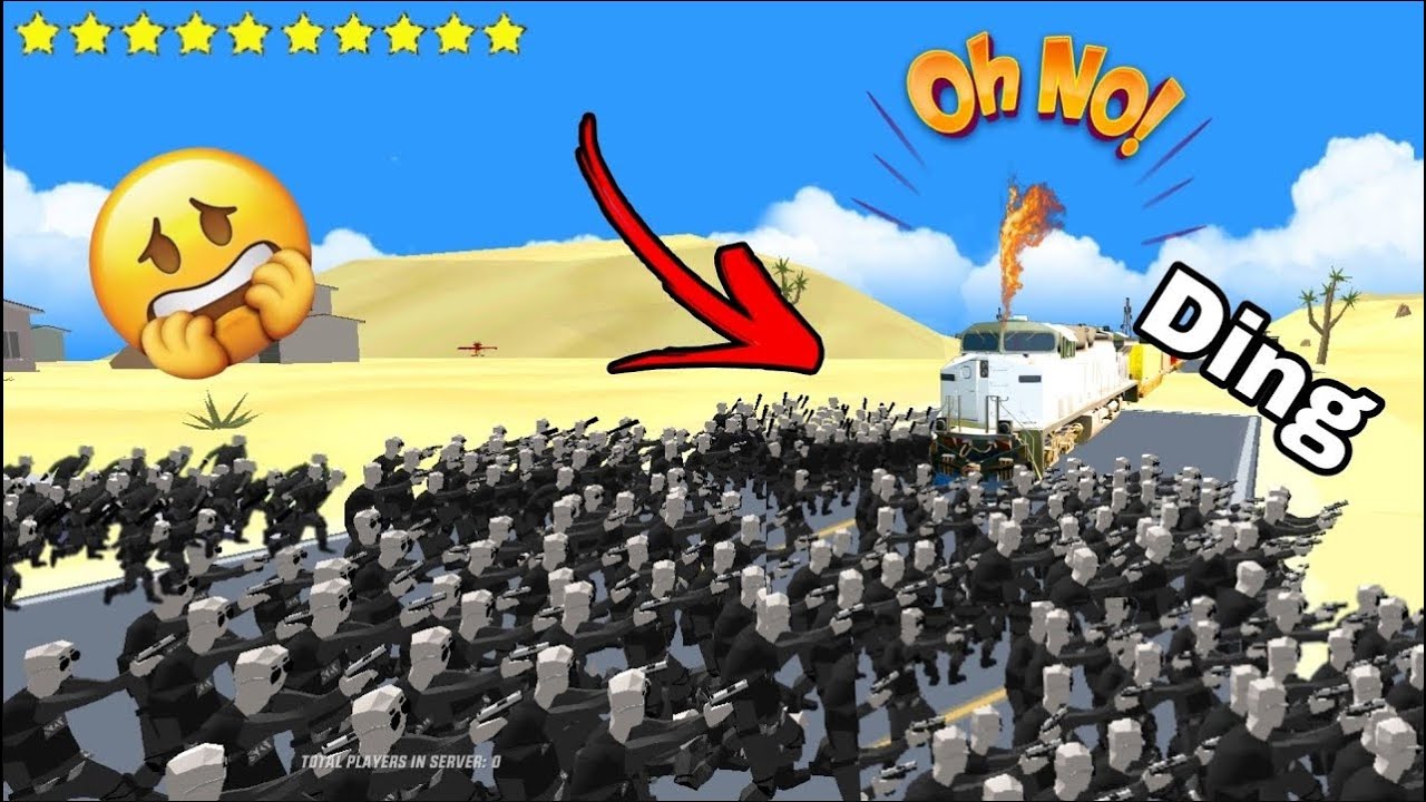 crazy train😱 vs mad swat dudes😁😂😂 funny dude theft wars EXE - YouTube