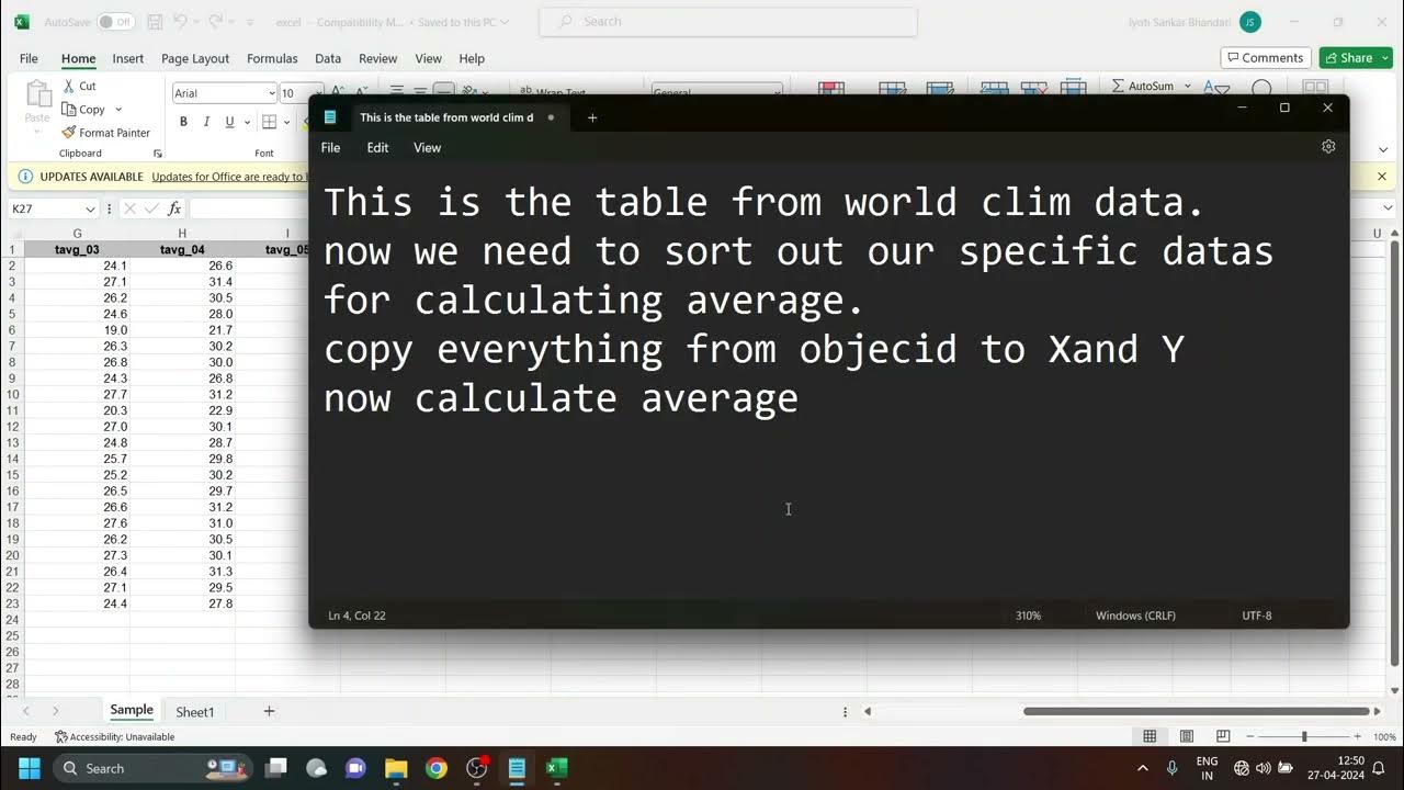How To Effortlessly Extract Data From Worldclim To Create Map & Excel With ArcGIS Pro 3 | Part ...