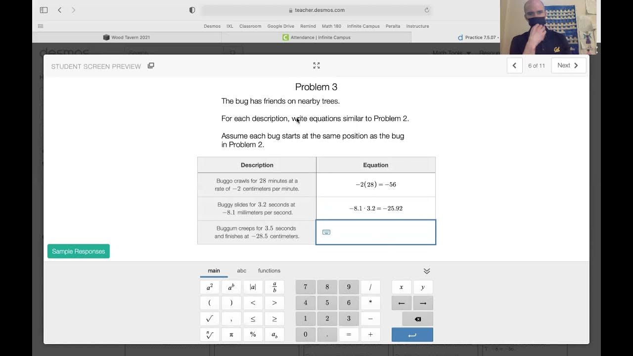 Desmos Unit 5 Lesson 7 Practice - YouTube