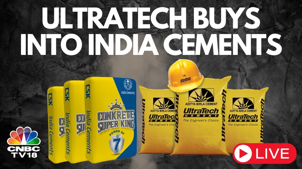 The Big Cement Battle | Ultratech Cement Buys over 20% in India Cements ...