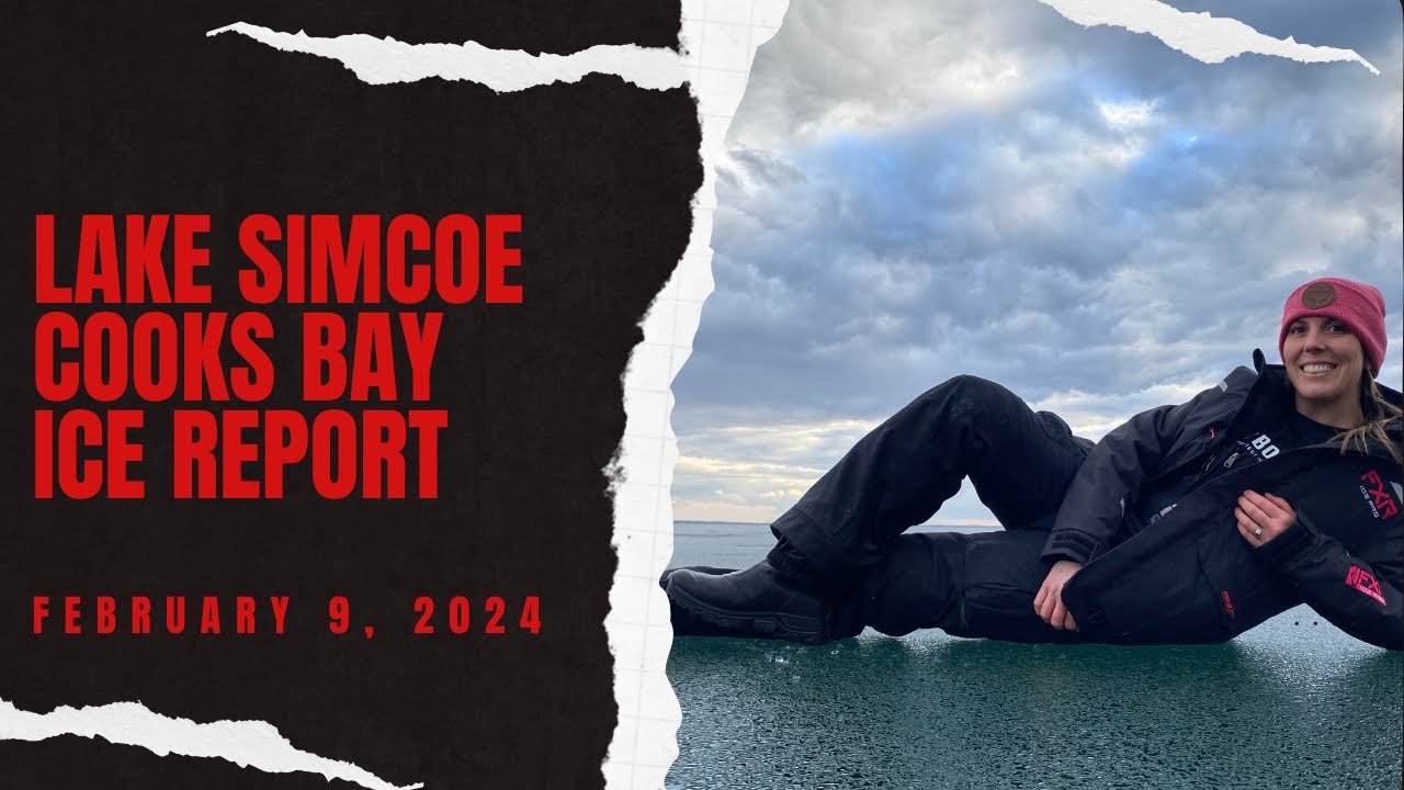 Cooks Bay Lake Simcoe Ice Conditions Reporting Feb 9/24 - YouTube