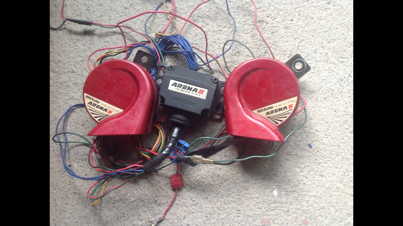 mitsuba arena 2 loud horn sound test - YouTube