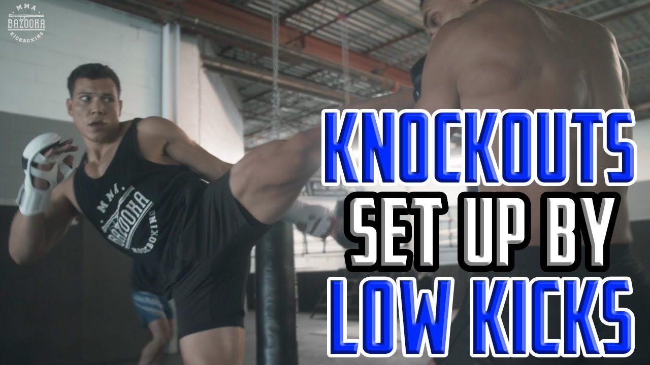 KNOCK OUTS Setup By LOW KICKS - YouTube