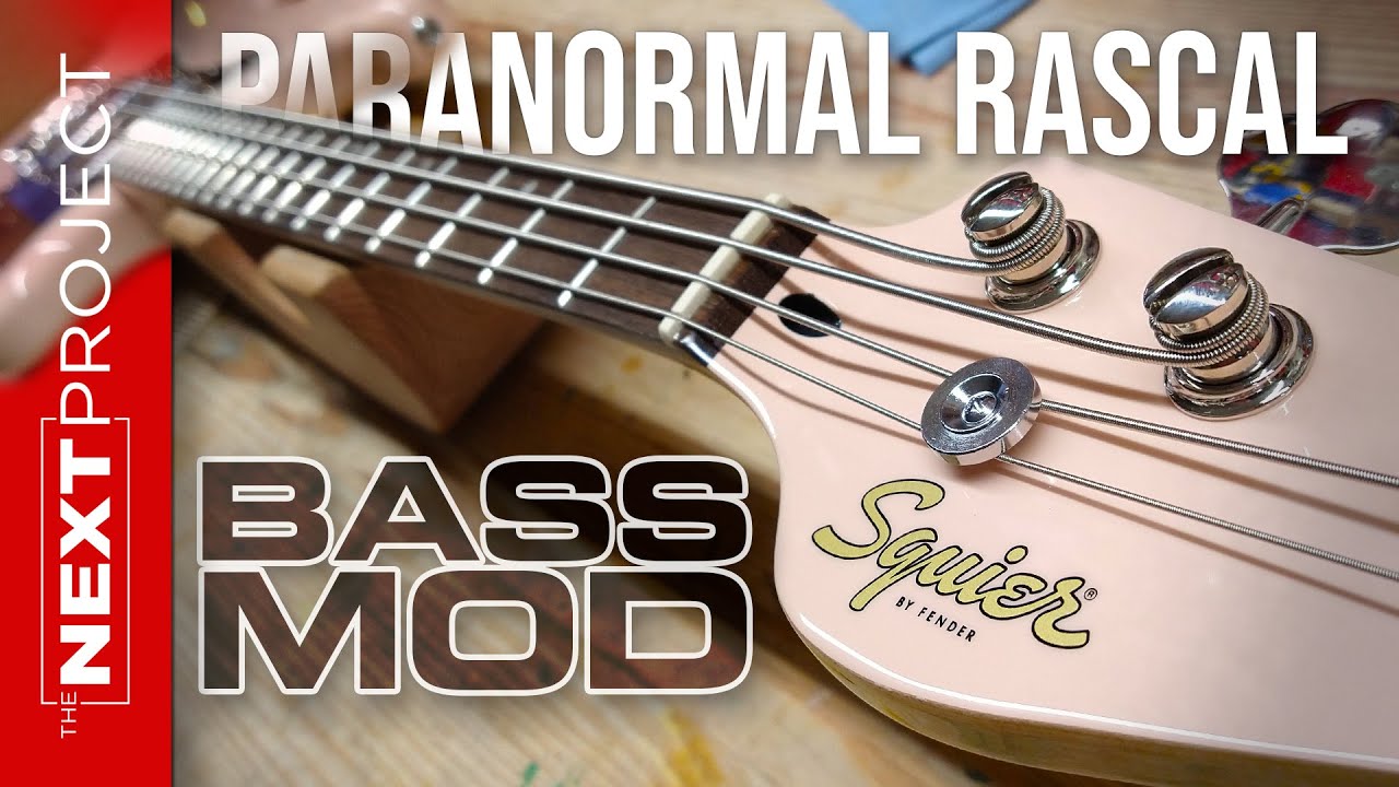Squier Paranormal Rascal Bass Mod Project - YouTube