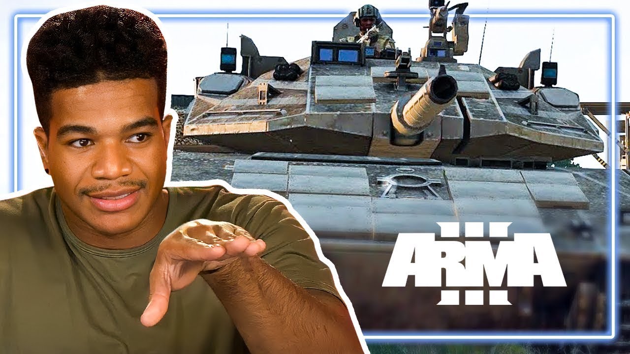 КОМАНДИР ТАНКА оценивает Arma 3 | Реакция Профи - YouTube