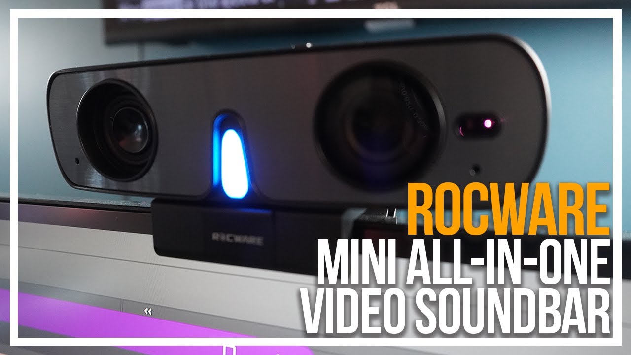 Rocware Mini All-In-One Webcam And Soundbar | Unboxing, Setup & Review ...