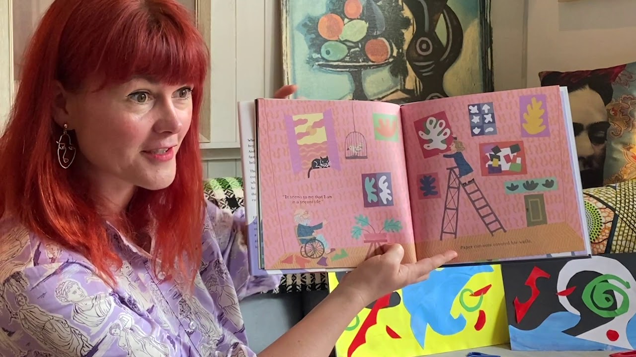 Henri's Scissors by Jeanette Winter | Art book reading with kids - YouTube
