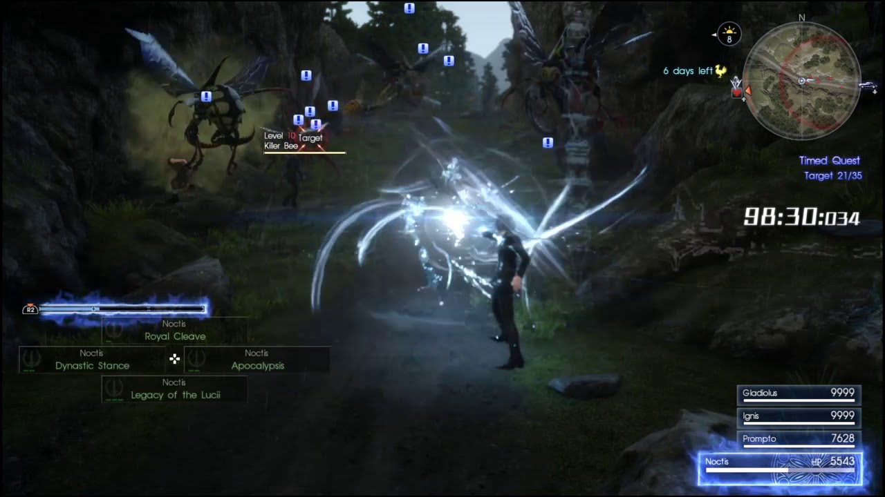 FINAL FANTASY XV Limit Break magic and Armiger Unleashed - YouTube