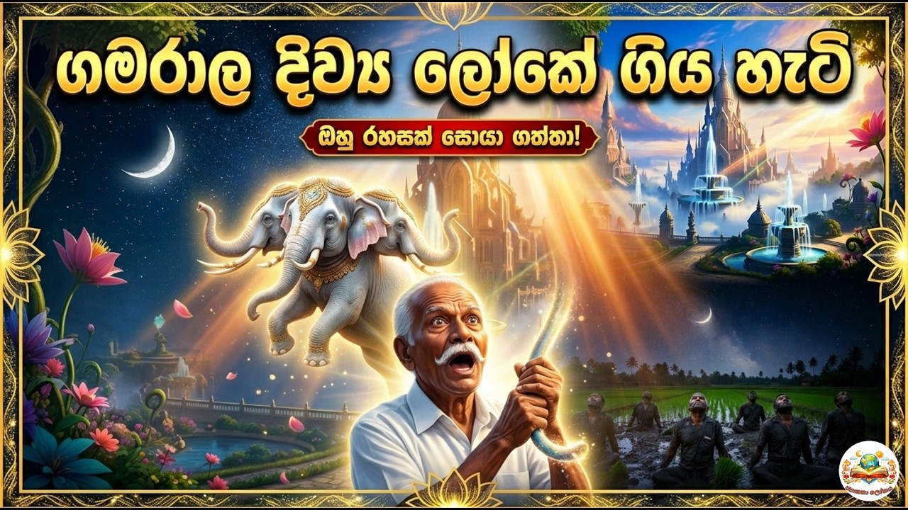 ගමරාල දිව්‍ය ලෝකේ ගිය හැටි | How Gamarala Visited Heaven - YouTube
