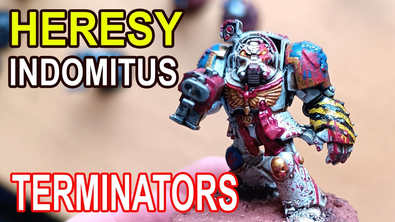 MY INDOMITUS TERMINATORS FOR HORUS HERESY! How to Build & Painted them ...