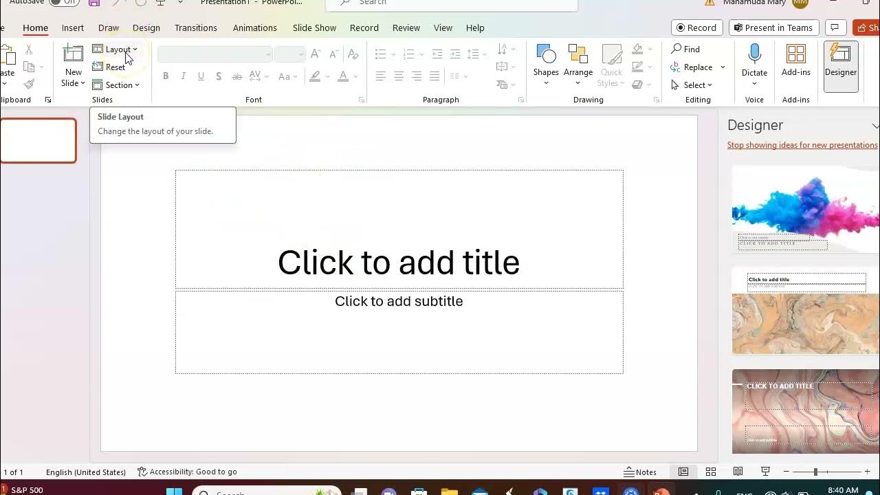 How to insert pictures on PowerPoint presentation. - YouTube