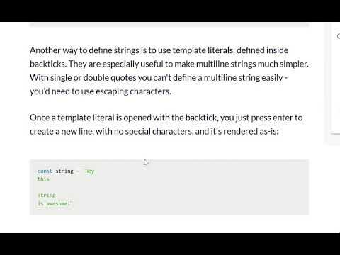 Introduction to String | Lecture 6 | Java Script Tutorial - YouTube