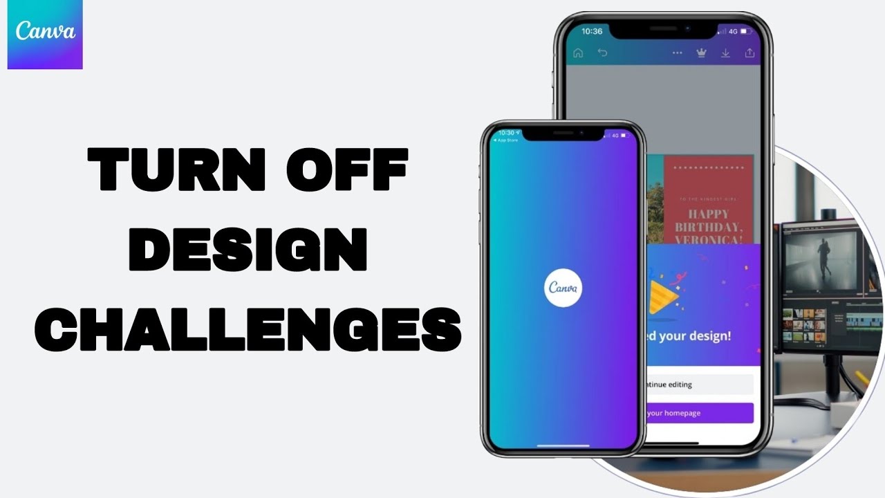 How To Turn Off Design Challenges On Canva App - YouTube