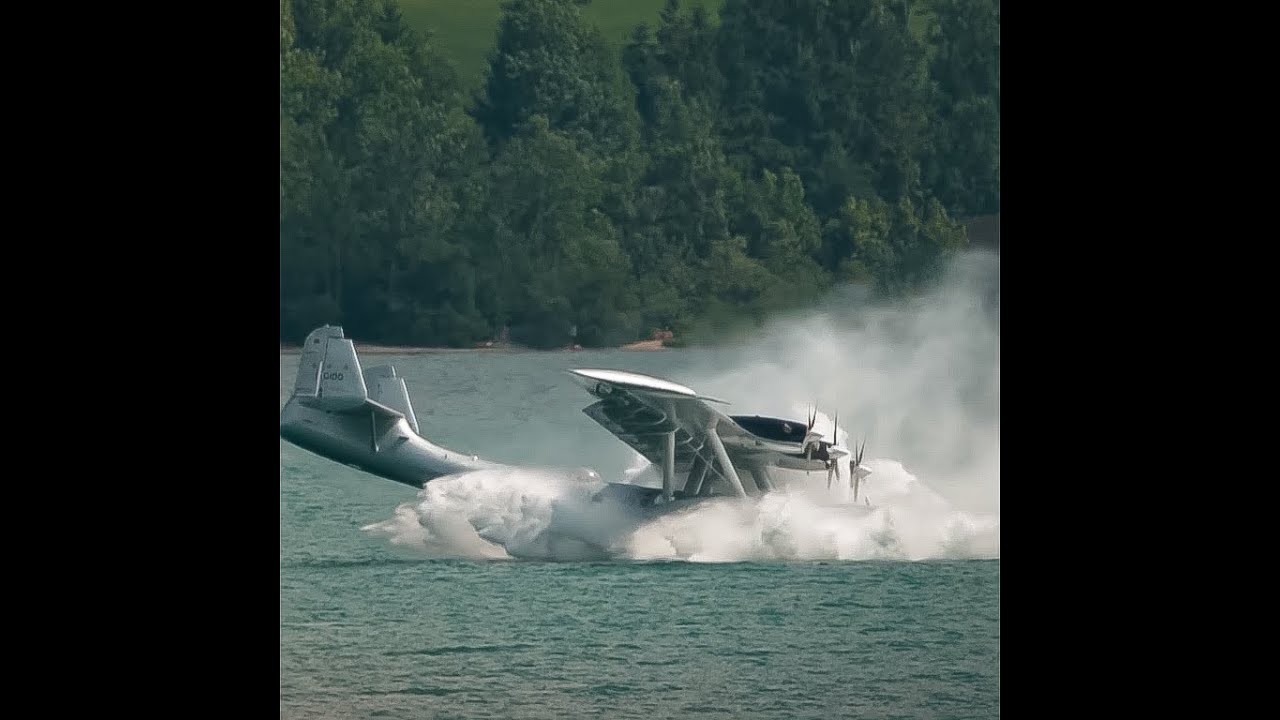 Water Landing Fail (4 different angles) - YouTube
