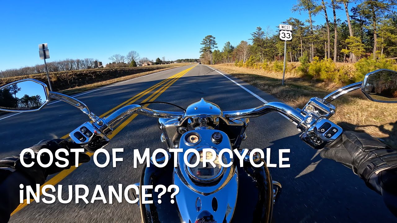 High cost of motorcycle insurance. Here's what I'm paying.... - YouTube