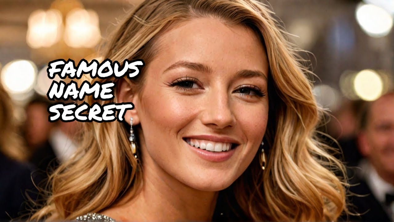 The SHOCKING Truth About How Blake Lively Got Her Name - YouTube