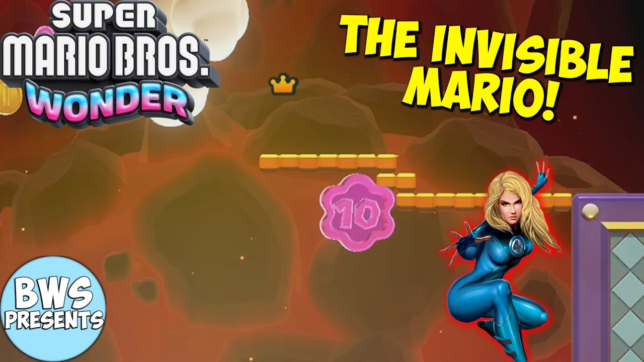 WHO WANTS THE INVISIBLE BADGE?! | Super Mario Bros Wonder - YouTube