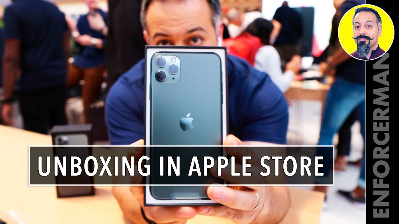 Unboxing iPhone 11 Pro Max inside the Apple 5th Ave Store! - YouTube