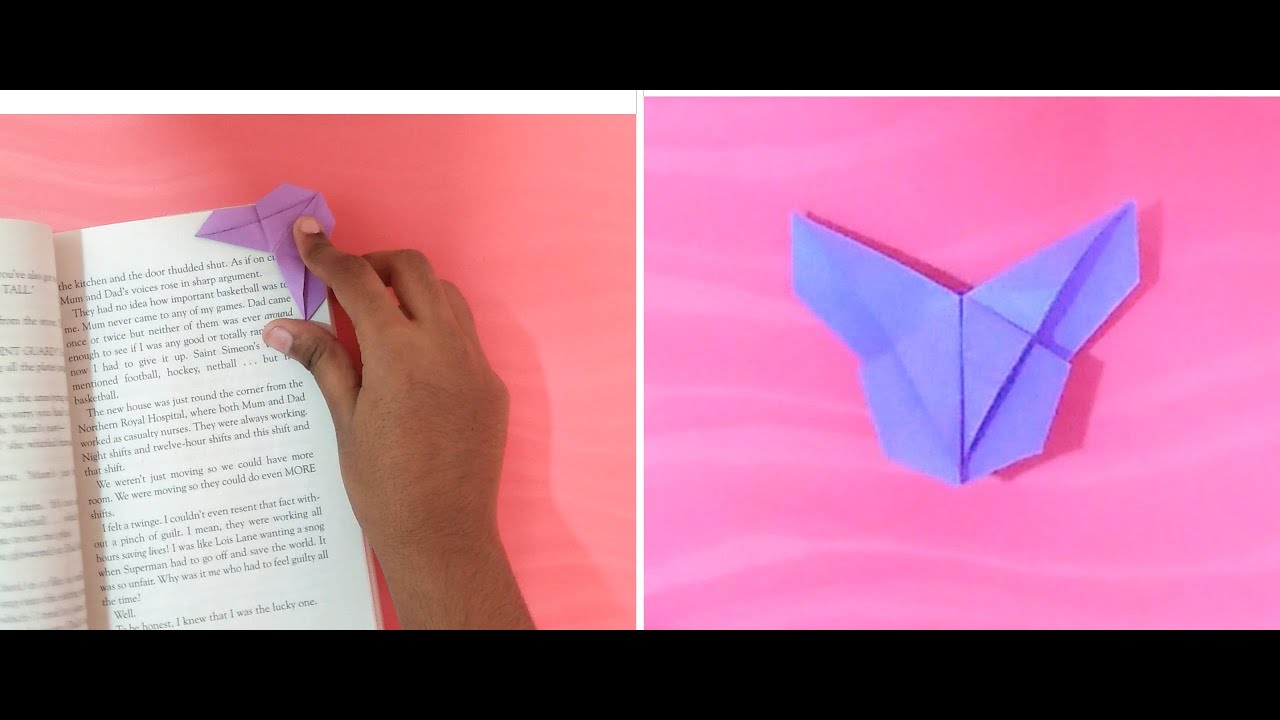 Easy Origami Bookmark || Paper Craft - YouTube