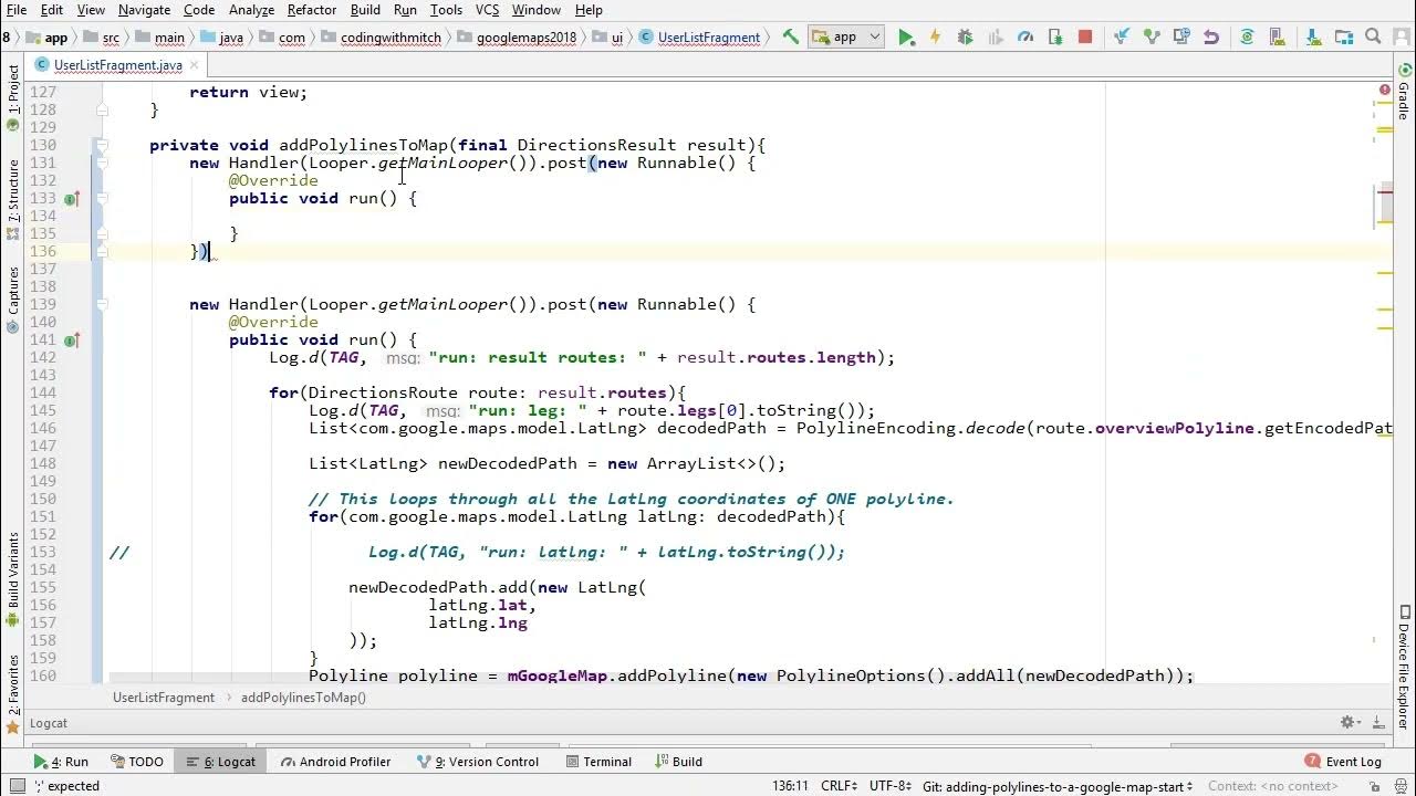 Adding Polylines to a Google Map - YouTube