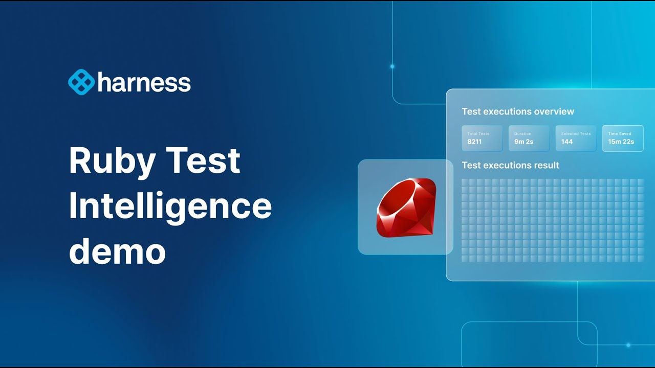 Harness CI Ruby Test Intelligence™ demo walkthrough - YouTube