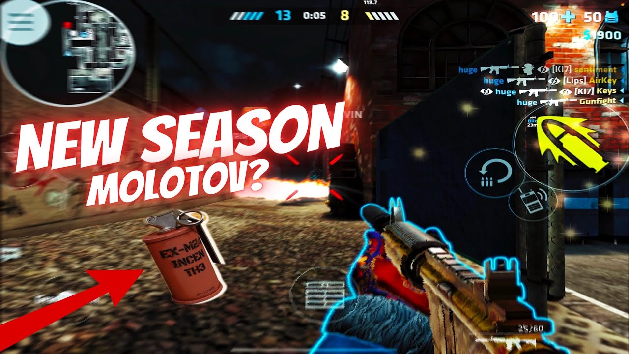 NEW SEASON FIRST MATCH + MOLOTOV in ELITE OPS Ranked | Critical Ops ...