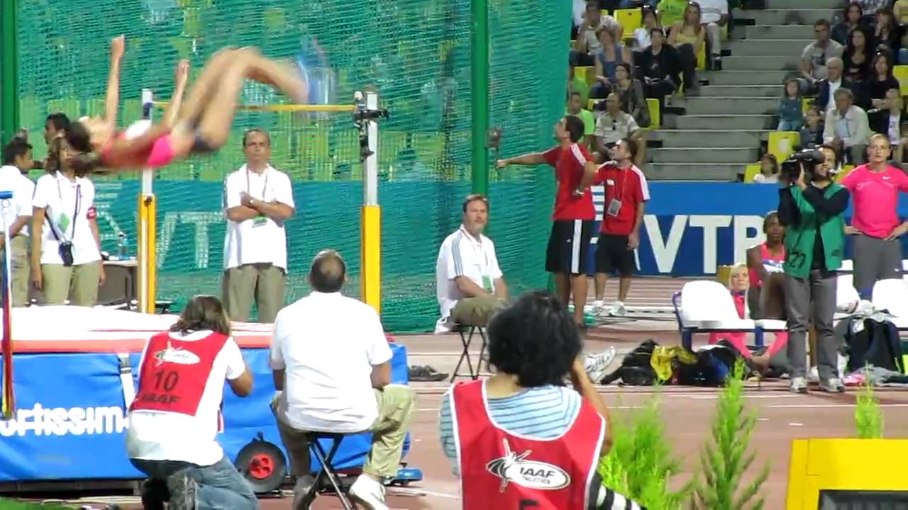 Anna Chicherova at 2m-High Jump women - YouTube