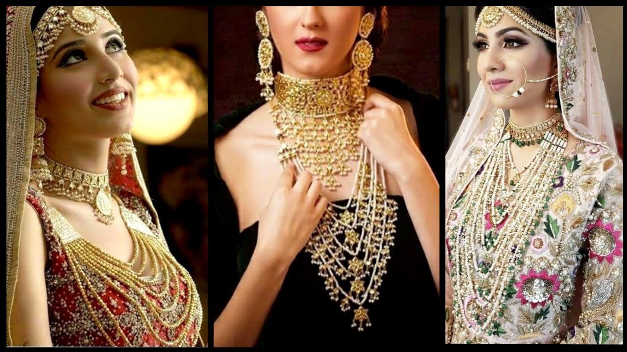 Most Beautiful Gold Bridal Jewellery Collection Different Styles ...