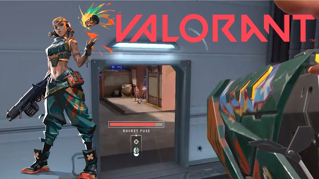 NEWB RAZE, BAZOOKA sekali tembak 2 KILLS : Valorant Indonesia RAZE ...