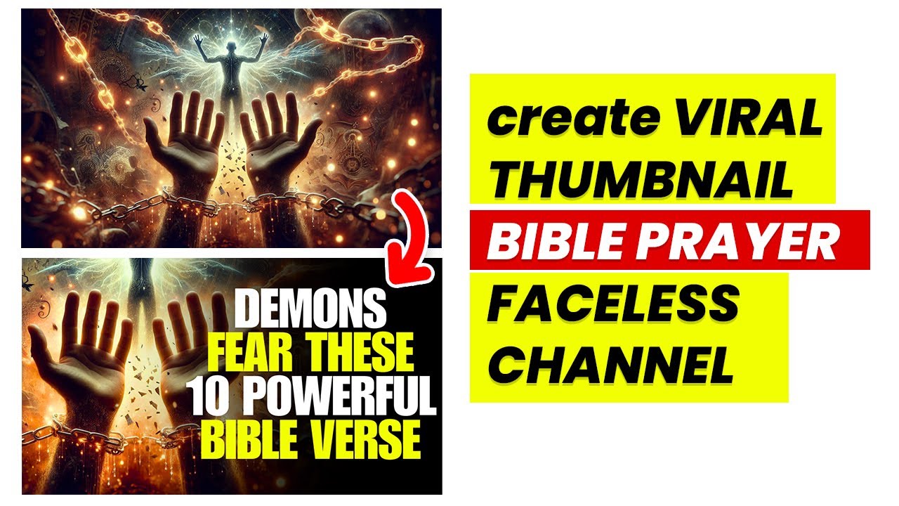 Create Viral Bible Prayer Thumbnails - Boost your views - YouTube