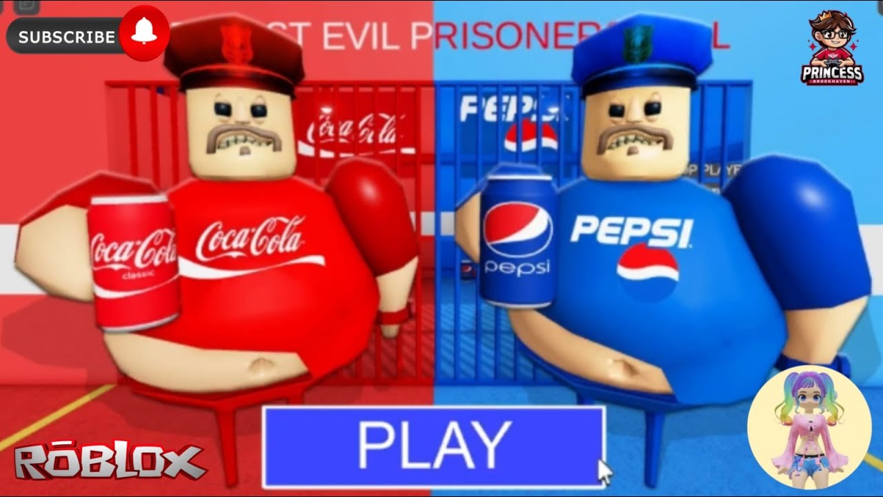 Coca Cola VS Pepsi Barry's Prison Run! (Obby) | Roblox #roblox #scaryobby #obby - YouTube