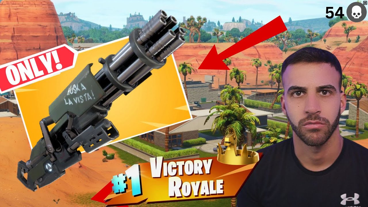 MYTHIC MINIGUN *ONLY IN FORTNITE RELOAD! - YouTube