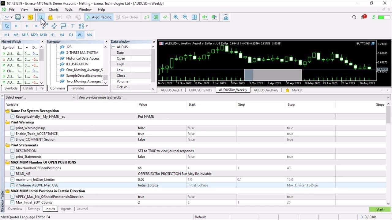 Forex Mql5 Mt5 User Interface Inputs Explained Everything You Need To Know Part 214