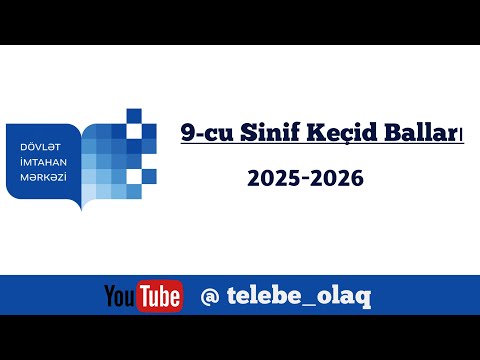 9-cu Sinif Keçid Balları 2025-2026 (#dim2025)