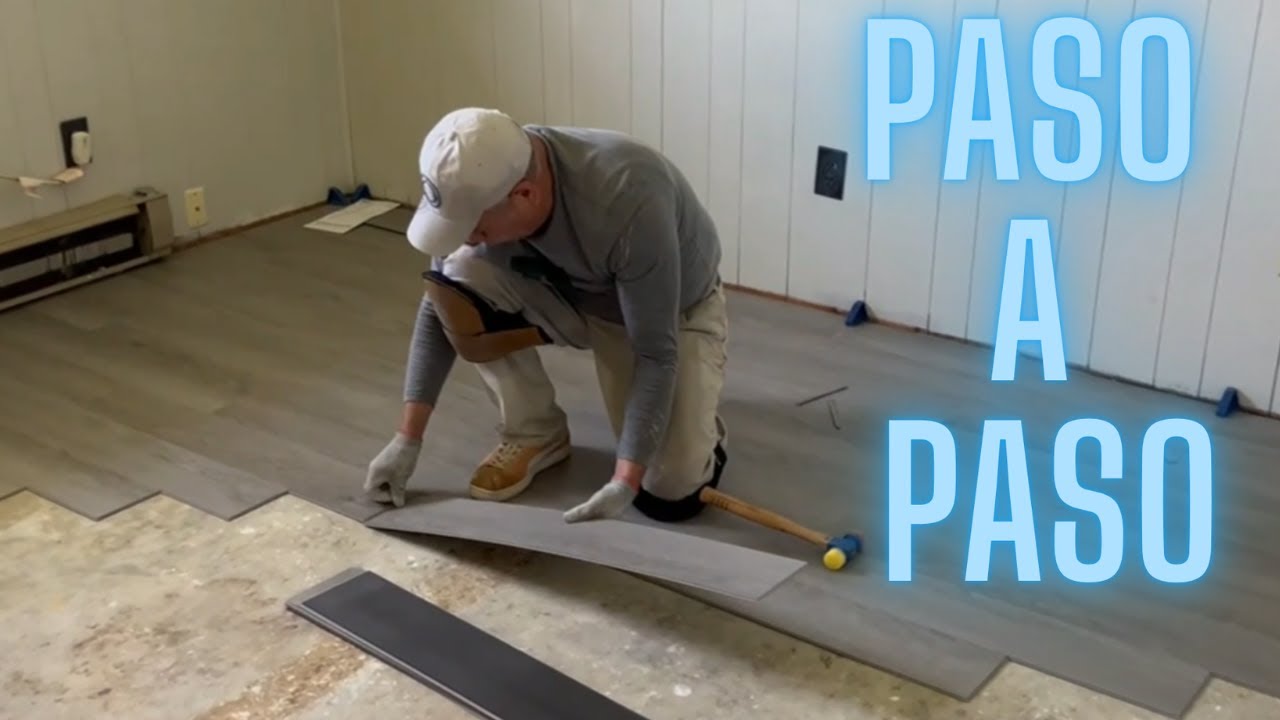 Paso a paso de como Instalamos piso de LVP - YouTube
