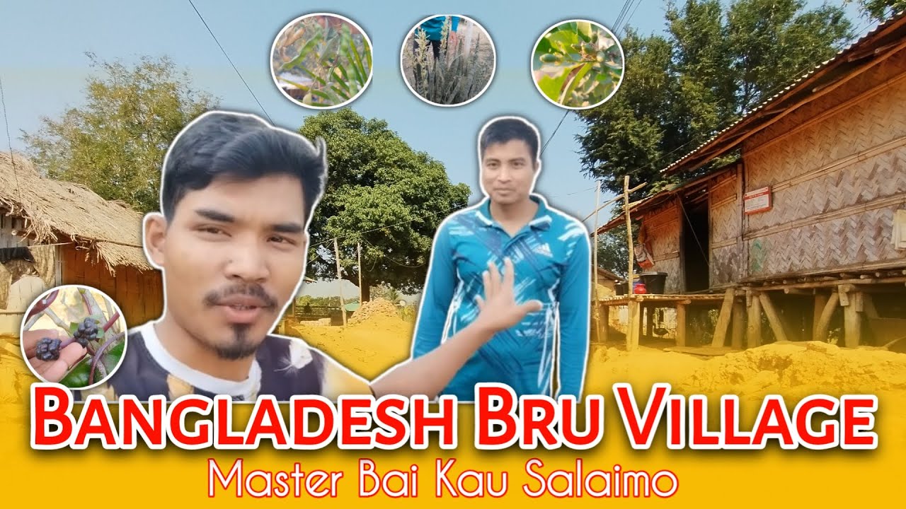 Bangladesh Bru Village lifestyle || Para Ni Master Bai Kau Salaimo ...