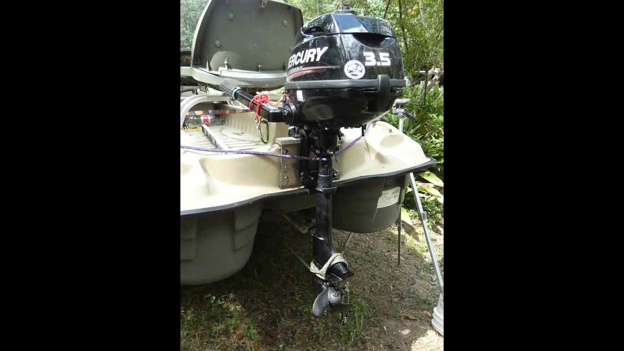 Bass Raider 10E Transom Pull Test - YouTube