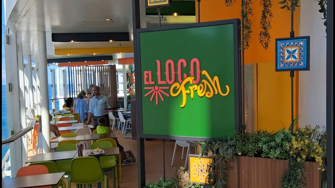 Sept 2025 El Loco Fresh Quick Food Tour, Icon of the Seas, Royal ...