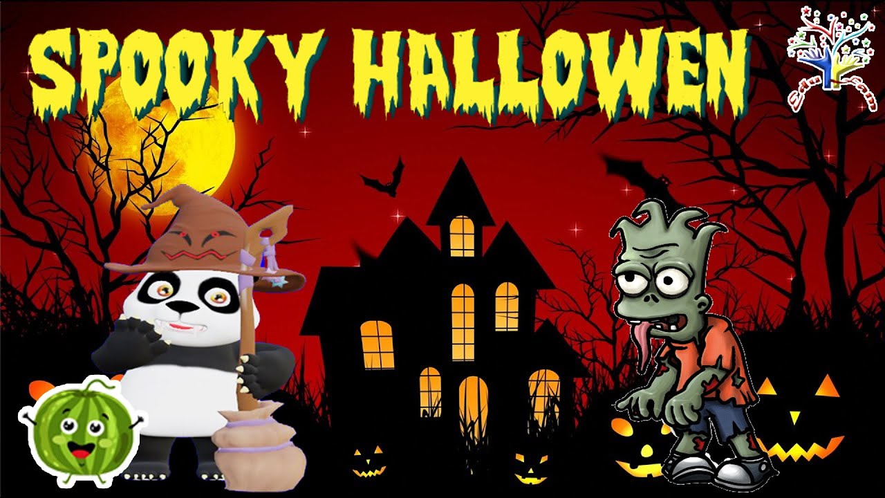 Spooky Scary Monster| Halloween Fun for Kids | EduFam Nursery Rhymes ...